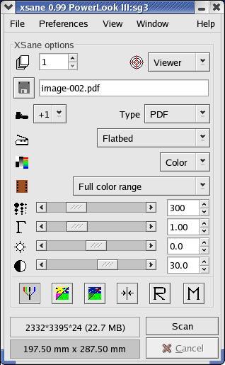 XSane Free Download, Linux | IceWalkers